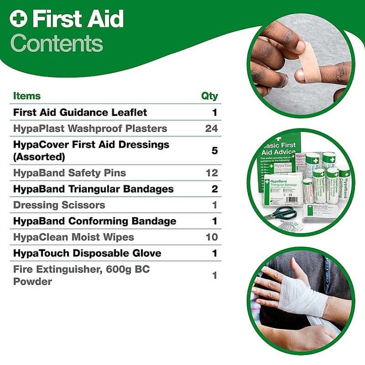 Evolution First Aid PCV & Fire Extinguisher Kit